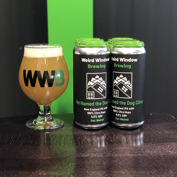 Weird Window Brewing | Menus - Beers - Snacks